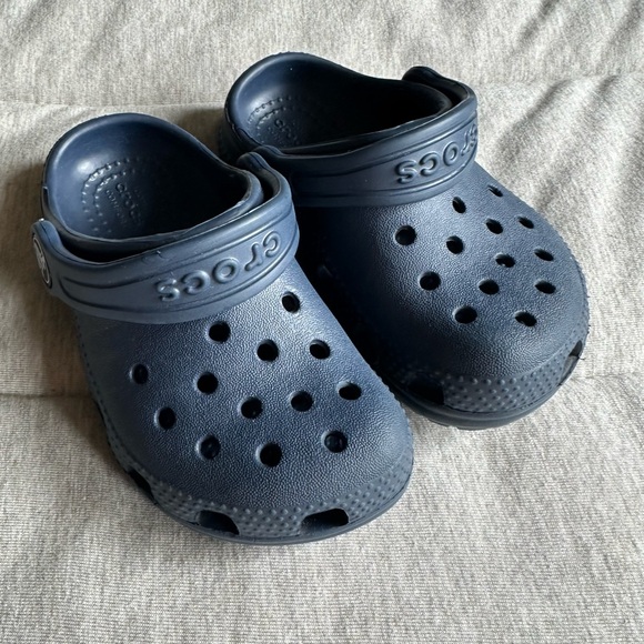 CROCS | Shoes | Crocs Classic Clog Navy Blue Toddler Size C6 | Poshmark